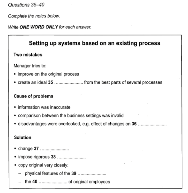 6 bước làm dạng bài COMPLETION trong IELTS Listening - Phần 3 - Học ...