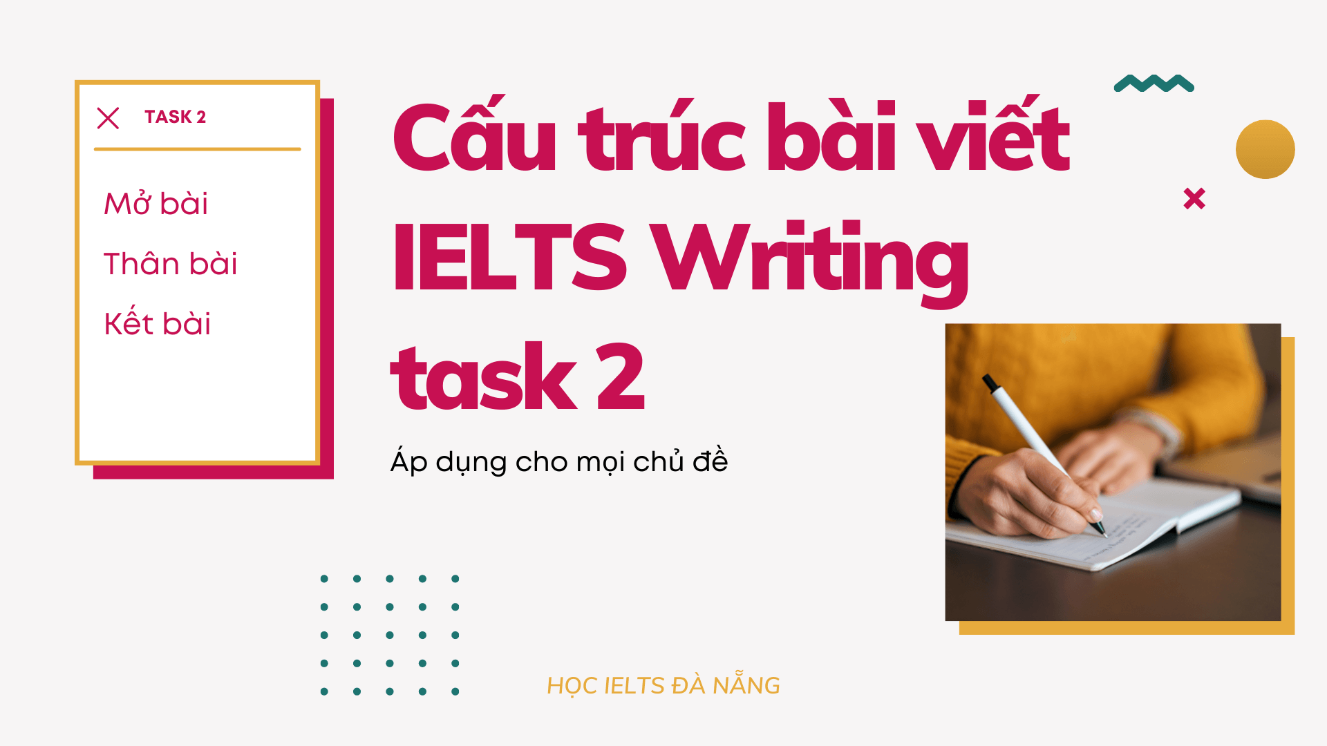 Cấu Trúc Bài Viết Ielts Writing Task 2 Tổng Quát Cho Mọi Chủ đề Học